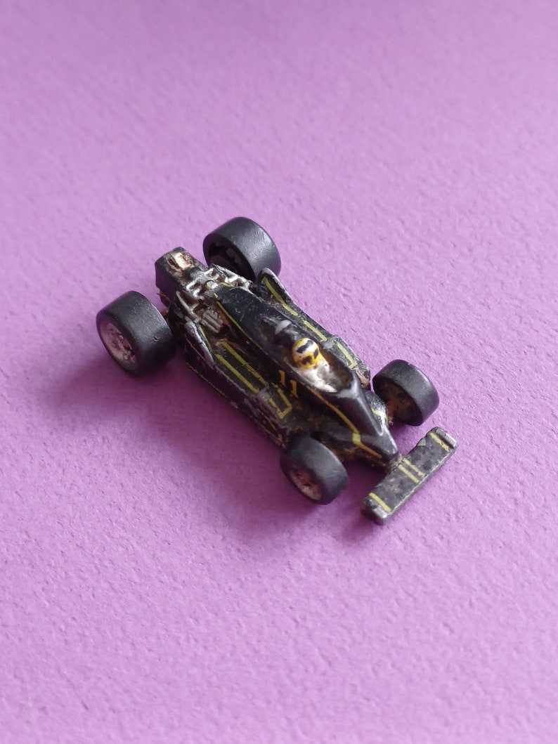 Vintage Mini Car, Black Formula One Car, Race Car Mini Item, F1 ...