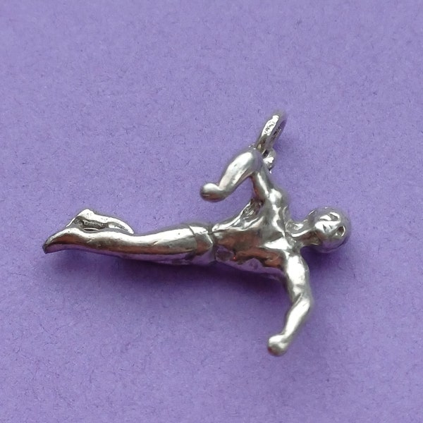 Swimmer Charm - Etsy