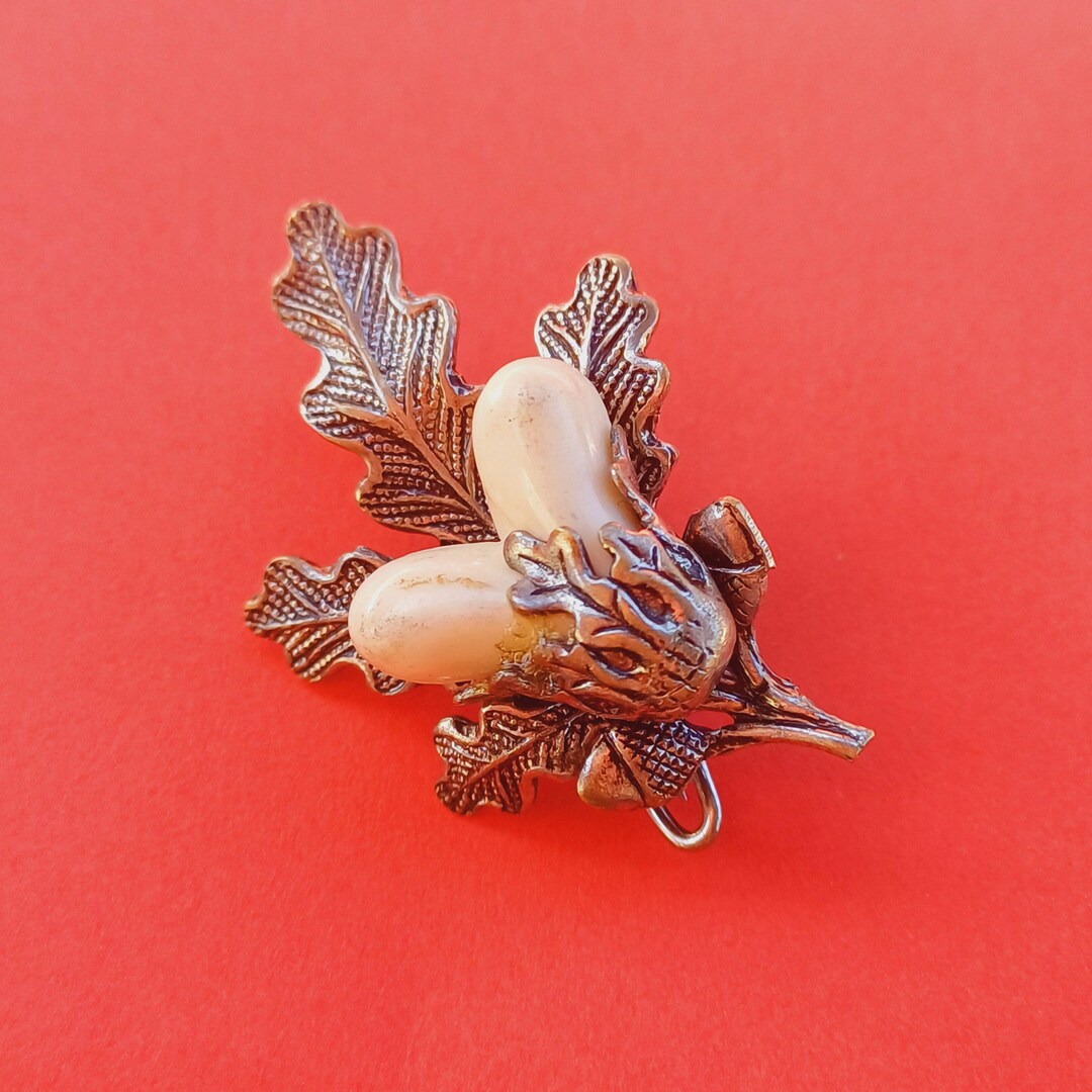 Vintage Silver Plated German Hunter Grandel Brooch, Hunting Brooch ...