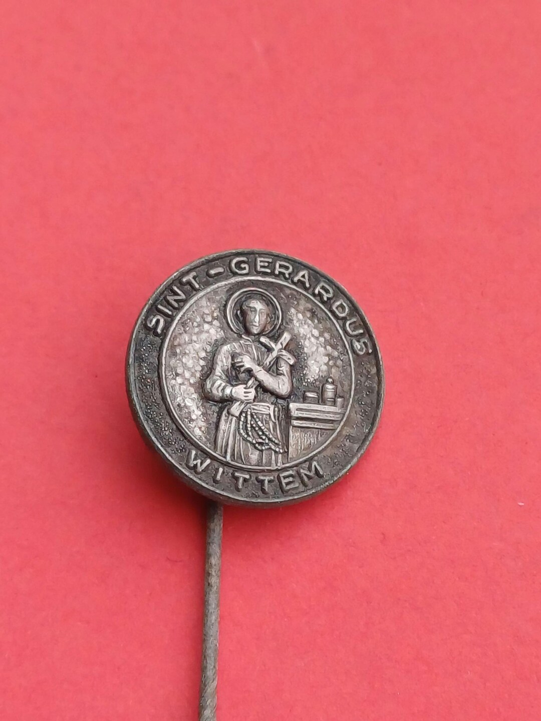 Vintage Religious Catholic Dutch Lapel Pin of St Gerard, Sancte Gerarde ...