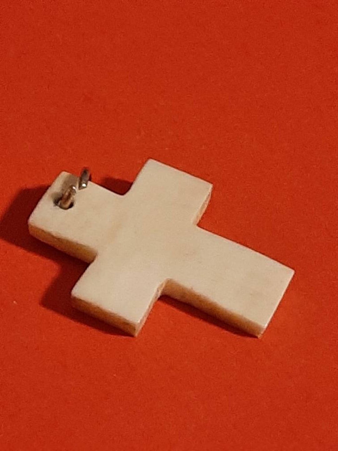 Vintage Religious Catholic Bone Cross Pendant Charm, Bone Cross ...