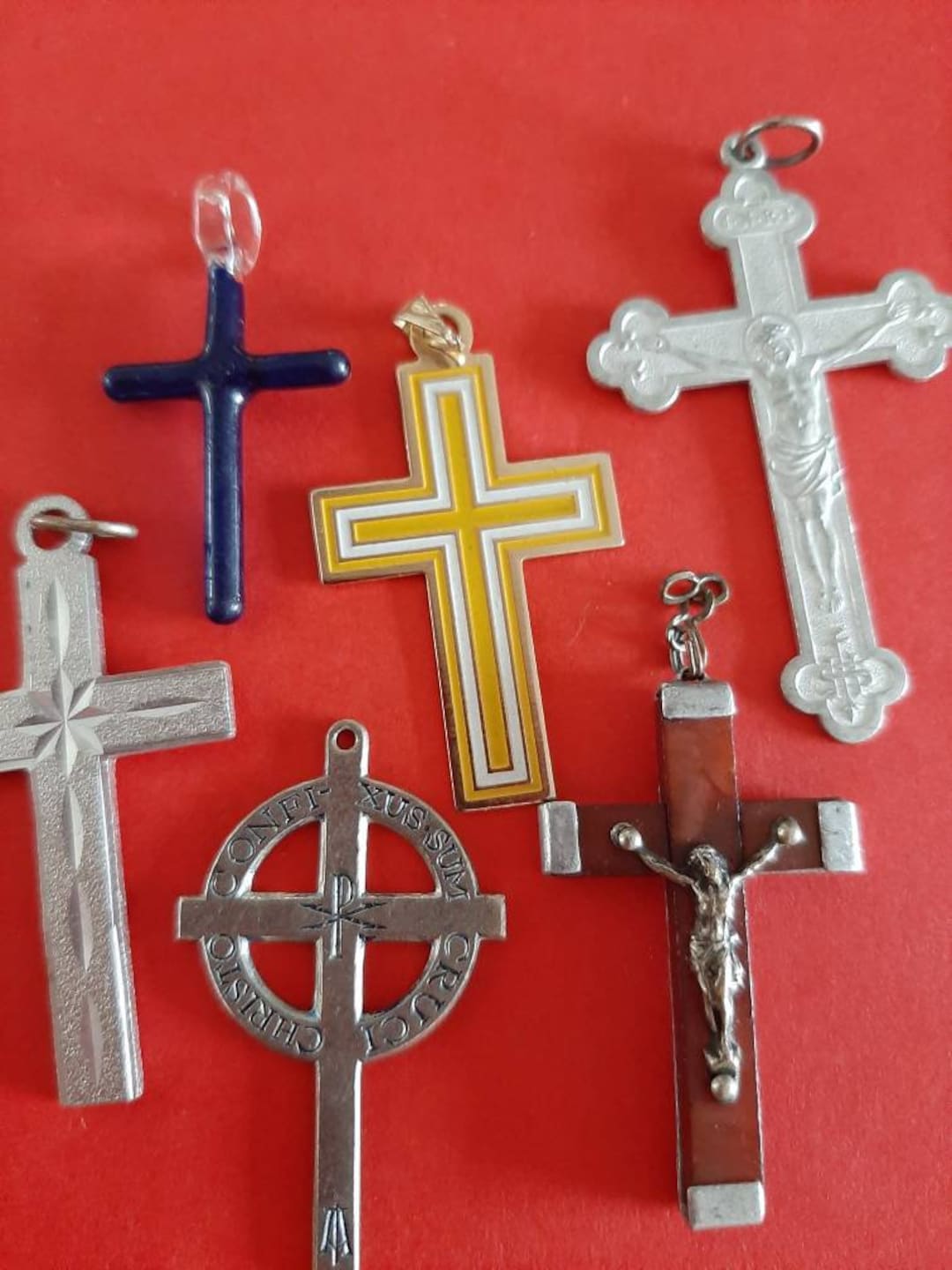 Vintage Religious Catholic French Collection Rare Crosses, Vintage ...