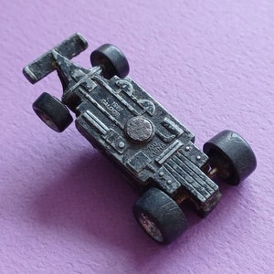 Vintage Mini Car, Black Formula One Car, Race Car Mini Item, F1 ...