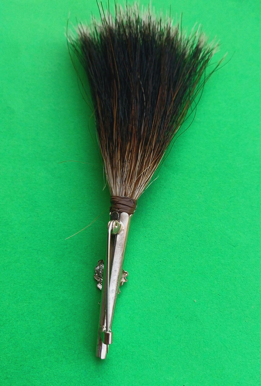 Vintage Silver Plated German Hunter Brooch Pin, Hunting Brooch ...