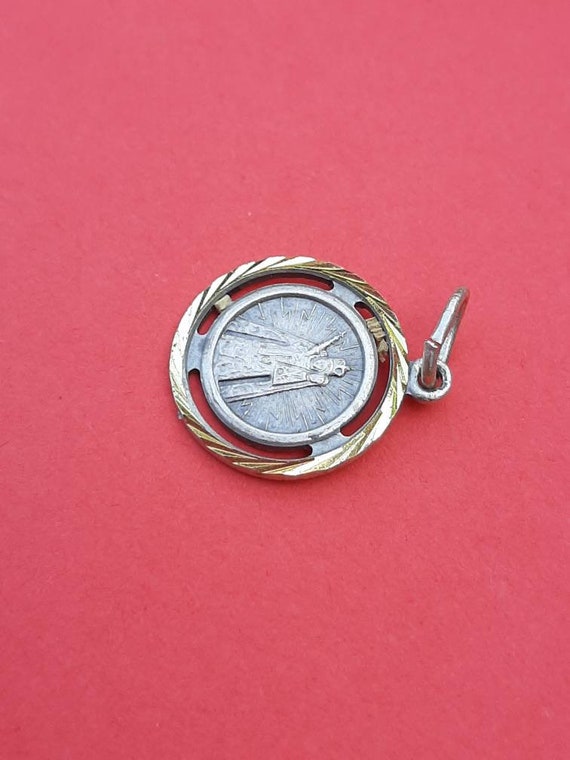 Vintage religious Catholic Italian silver and gold pl… - Gem