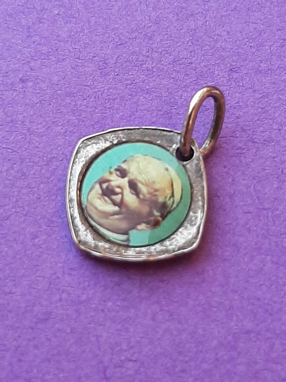 Religious tiny Italian vintage Catholic colorful and … - Gem