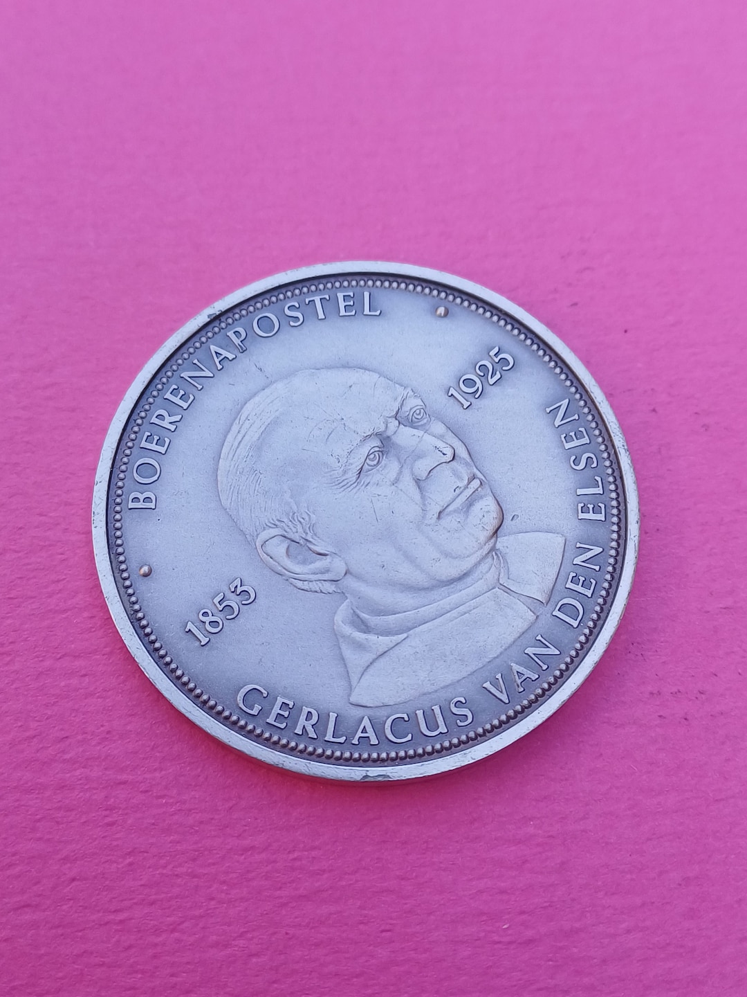 Vintage Dutch Silver Plated Token of the Farmer's Apostle Father ...