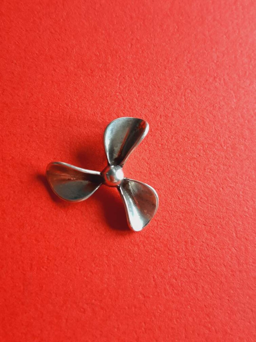 Vintage Dutch Hallmarked Silver Charm of a Boat Propeller, Boat ...