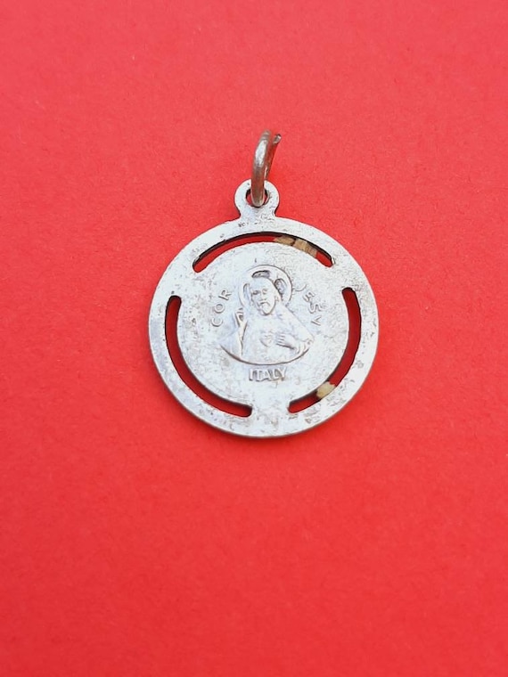 Vintage religious Catholic Italian silver and gold pl… - Gem