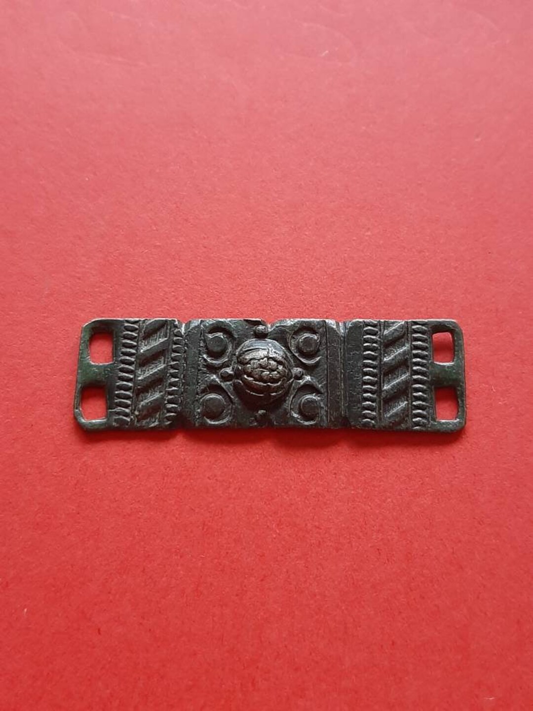 Antique Bronze Roman Archaeological Found Item, Probably a Roman Buckle ...