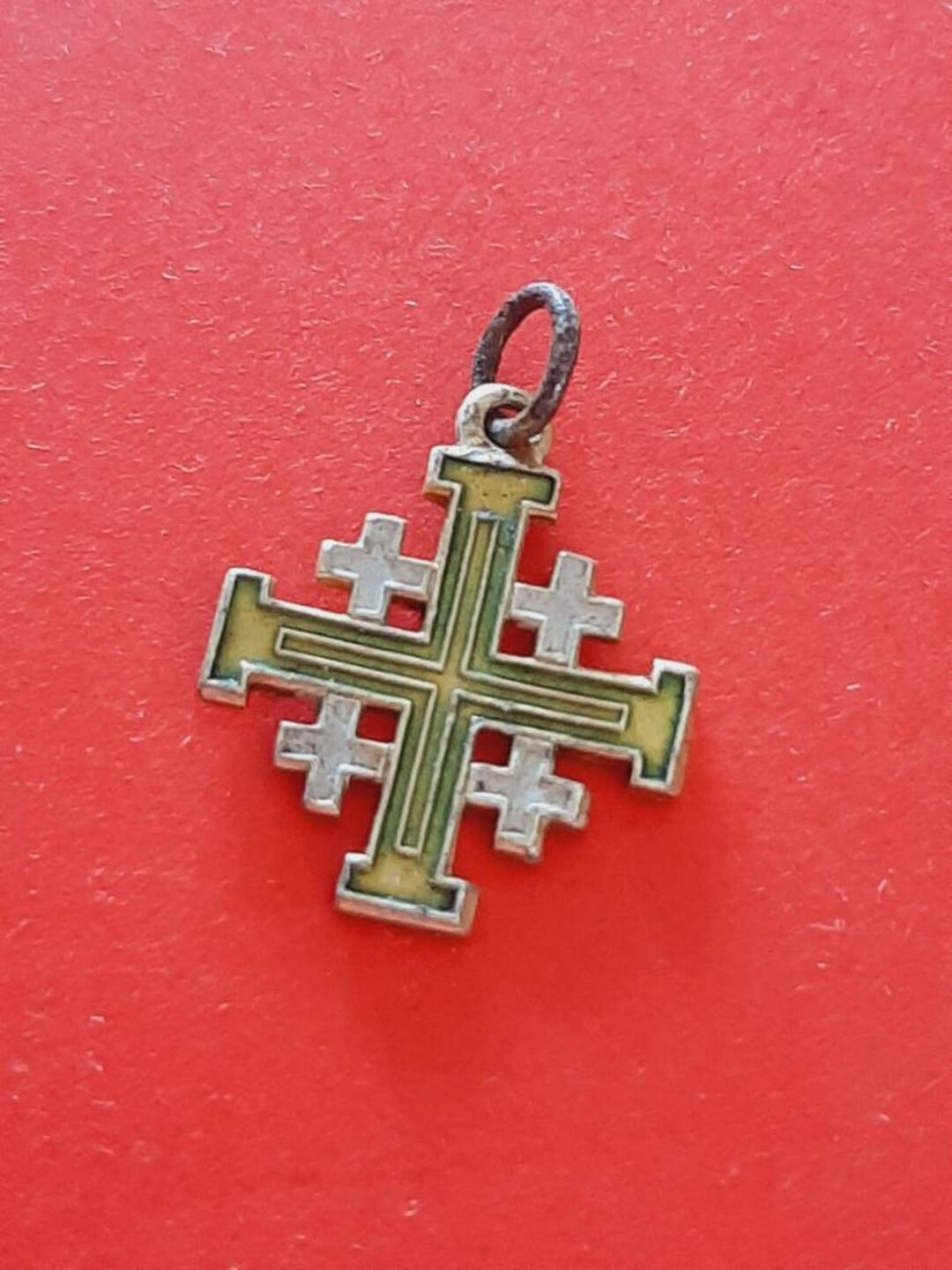 Vintage Jerualem Cross Charm Cross Jerusalem, Jerusalem Souvenir ...