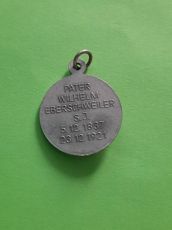 Vintage religious Catholic German rare silver plated … - Gem