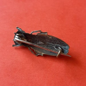 Vintage Brass South French Cicada Brooch, Old Cicada, Insect Brooch ...