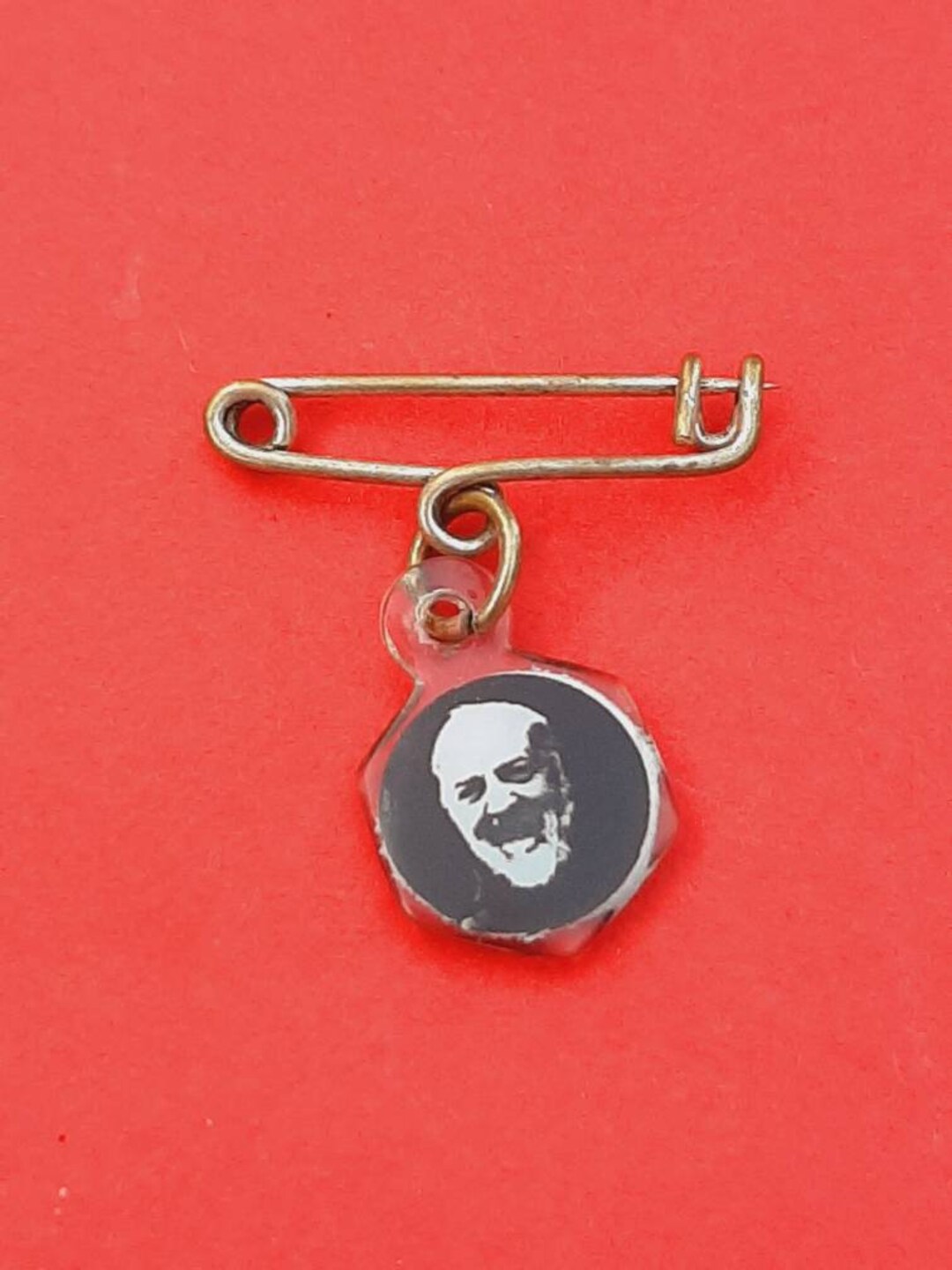 Vintage Religious Catholic Charm of Father Pio and Colorful Our Lady of ...