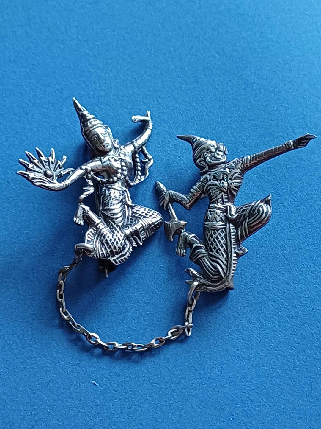 Vintage Siam Sterling Silver, Ornately Detailed, Manimekhala and ...