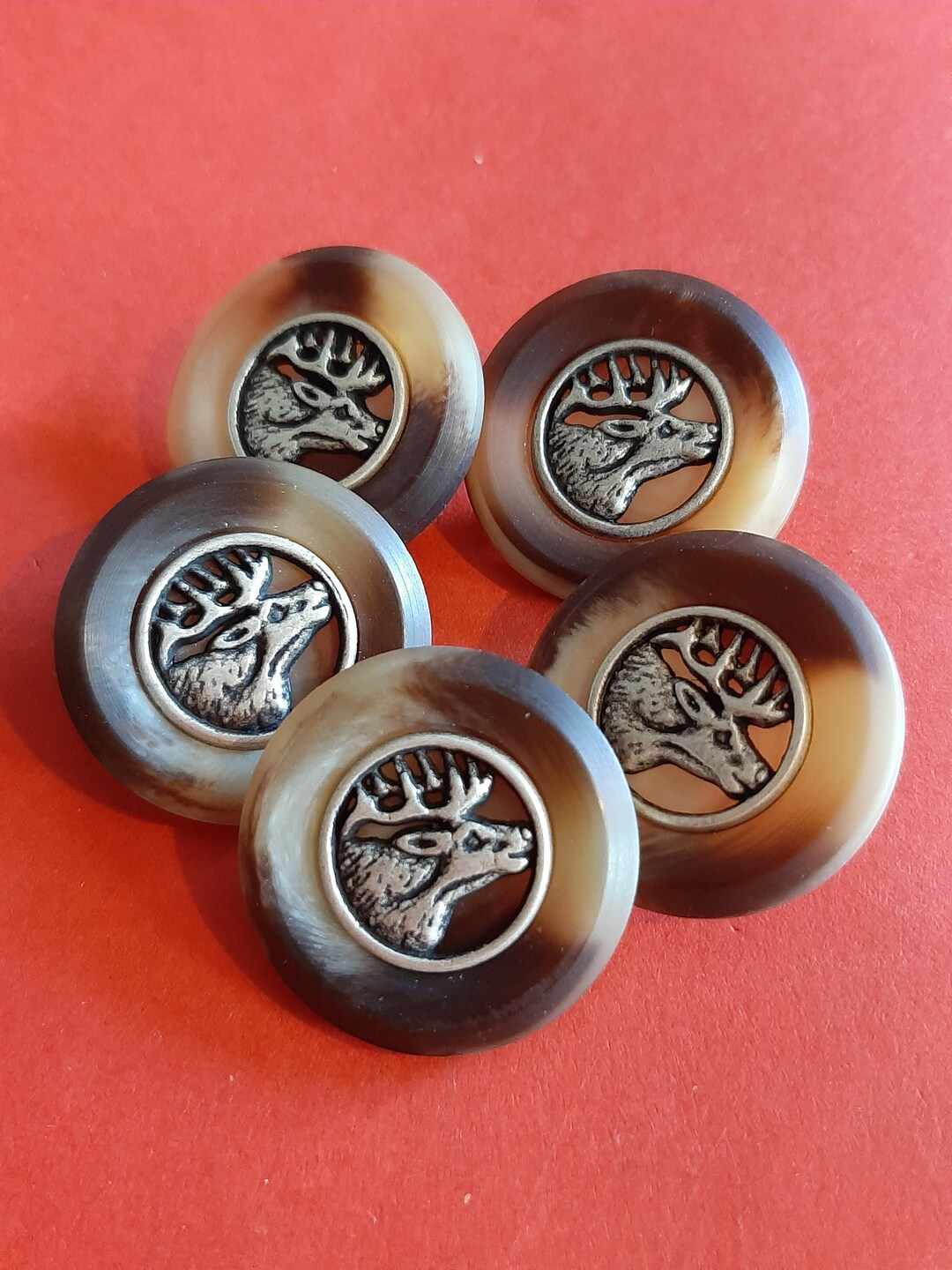 Vintage Detailed South German Hunting Buttons, Trachten Buttons ...