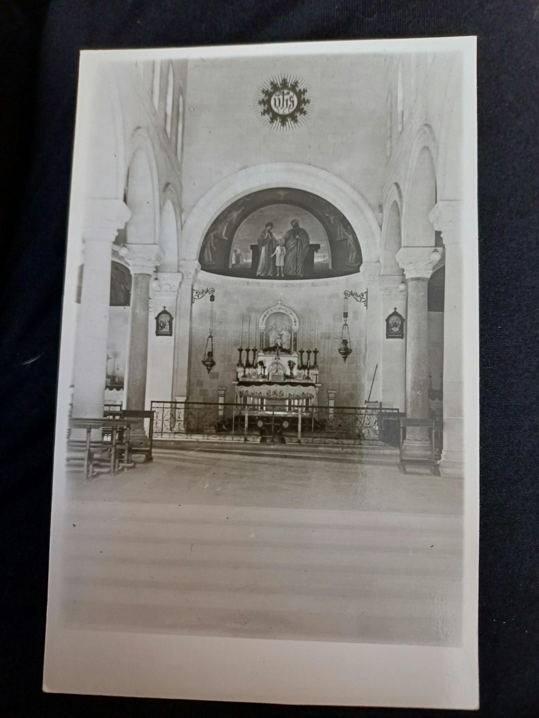 Antique Postcard of Nazareth, Nazareth Postcard, View of the Church of ...