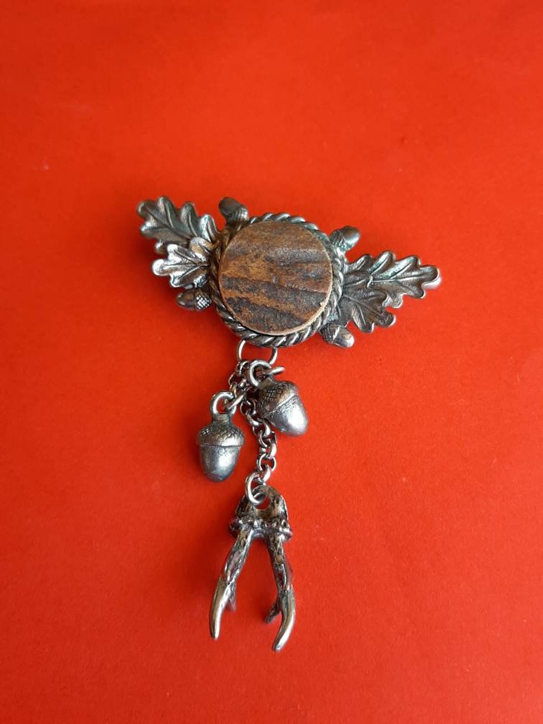 Vintage German Hunter Antler Brooch Hunting Blouse Tie Clip - Etsy