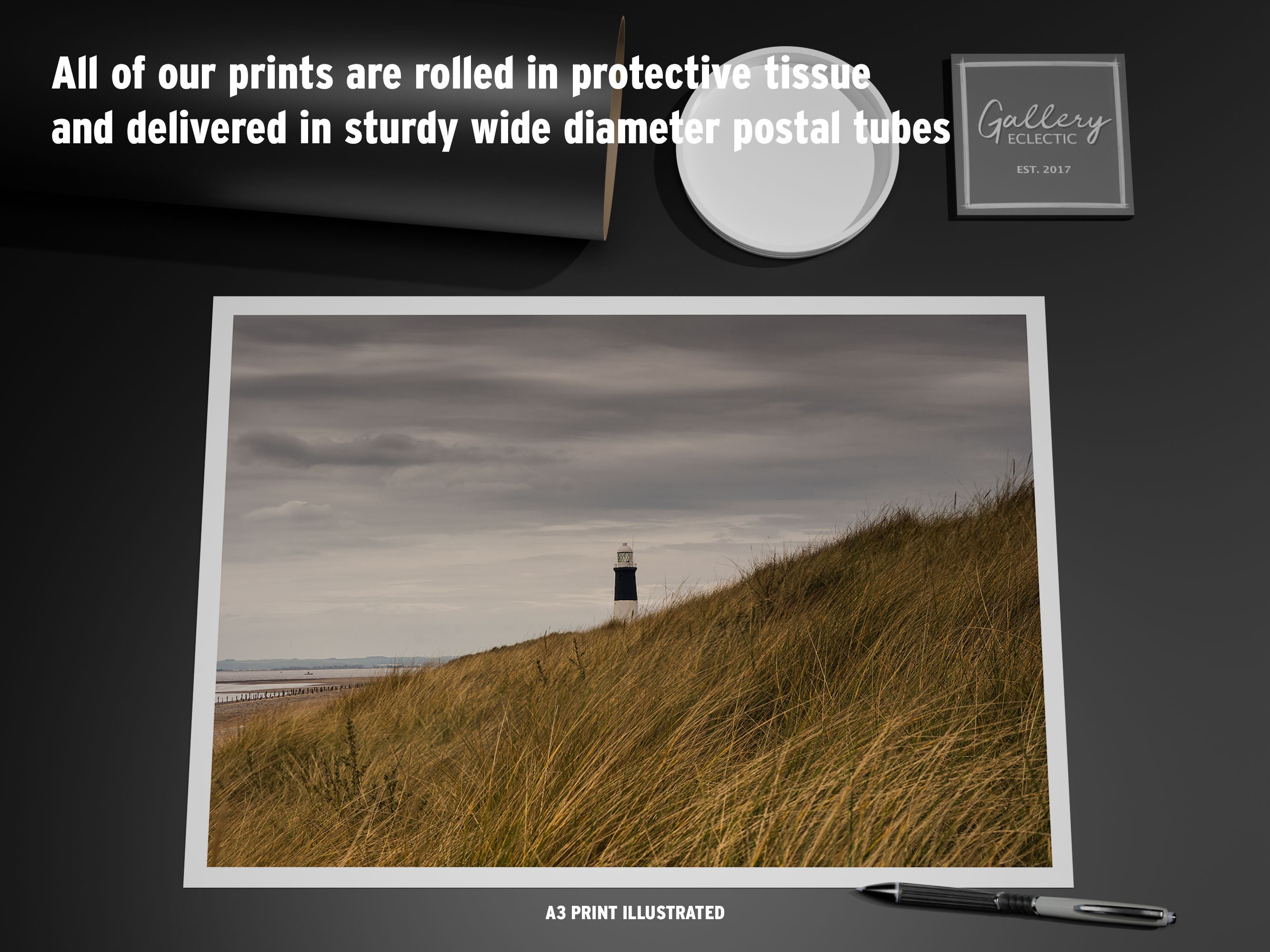 Spurn Point Lighthouse Wall Art Print - Etsy