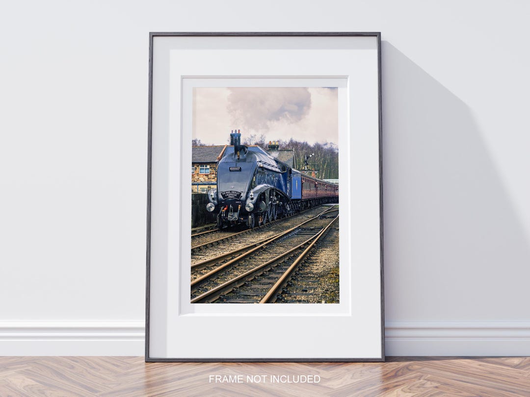 Sir Nigel Gresley Steam Train Wall Art - Etsy UK