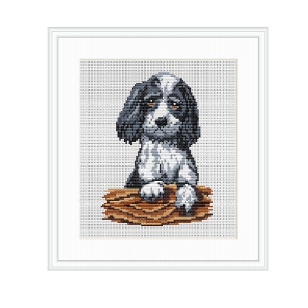 Spaniel Cross Stitch - Etsy