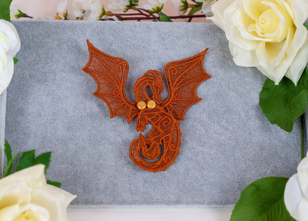 Stitchy Wiggle Dragon Wobbly Dragon - Etsy