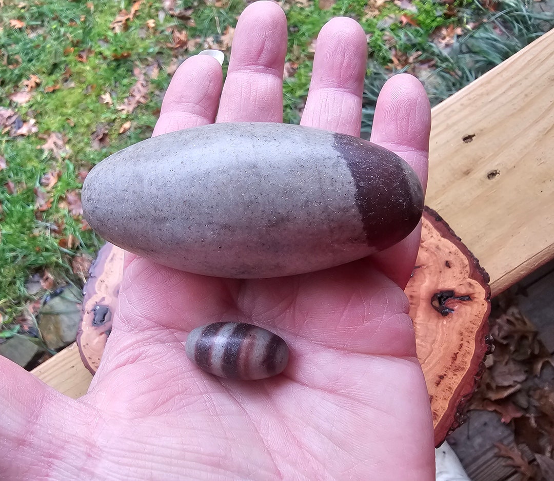 Shiva Lingam Extra Large Stone 3 Inch Plus BONUS Stone - Etsy