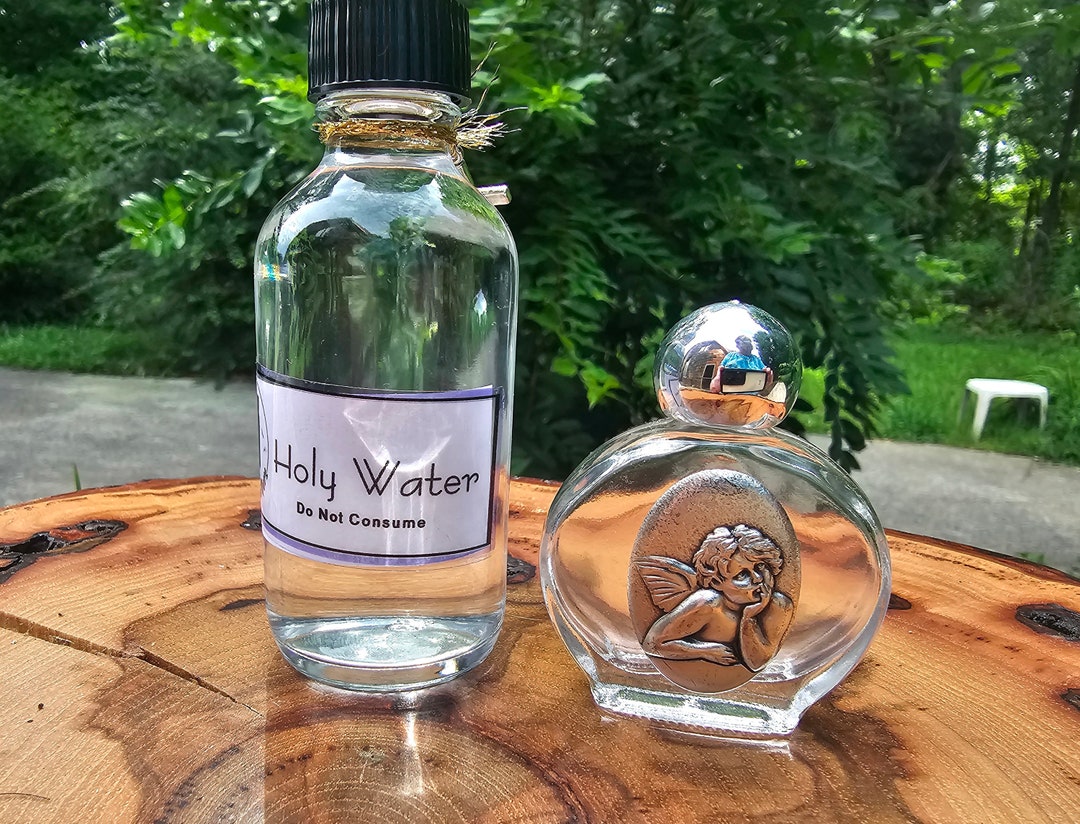 Holy Water Blessed by a Catholic Priest and Angelic Glass Bottle - Etsy