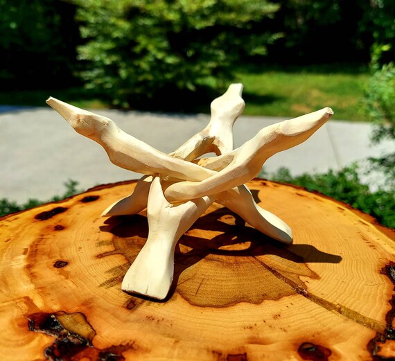 Foldable Wood Tripod 6 Inch Stand Great for Abalone - Etsy