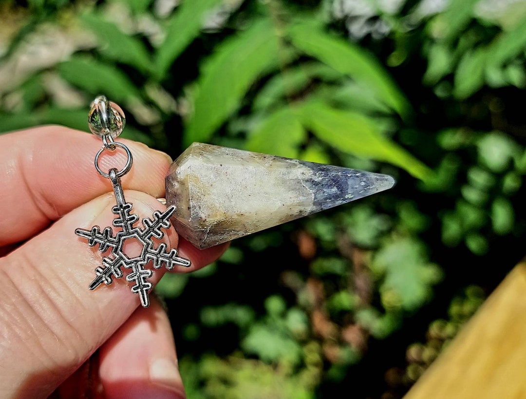 Iolite Pendulum Star Charm - Etsy