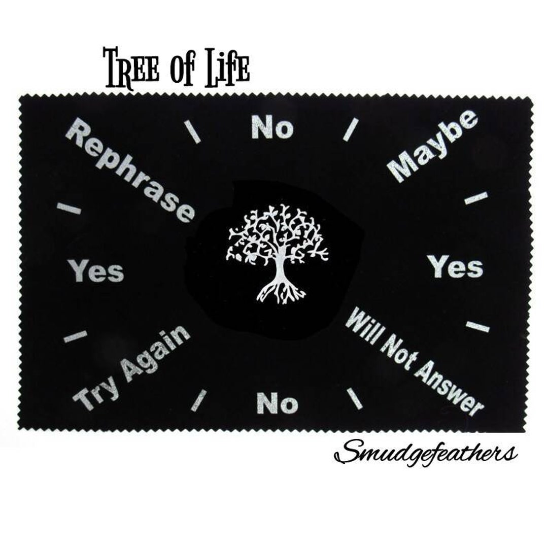 Pendulum Mat Tree of Life Divination Cloth - Etsy