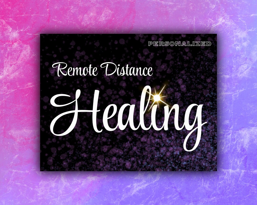 Personalized Remote Distance Healing Session - Etsy
