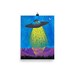 UFO Abducting Dozens of Cats Poster | Sci-fi Wall Decor | Cat Lover ...