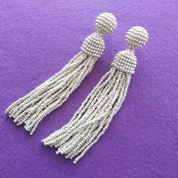 Tassel Earrings - Etsy
