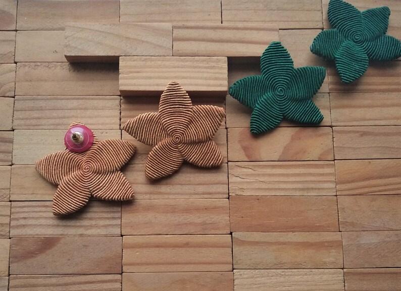 Frangipani Bon Bon Clip on Earringsstud / Post Lilac Pink - Etsy