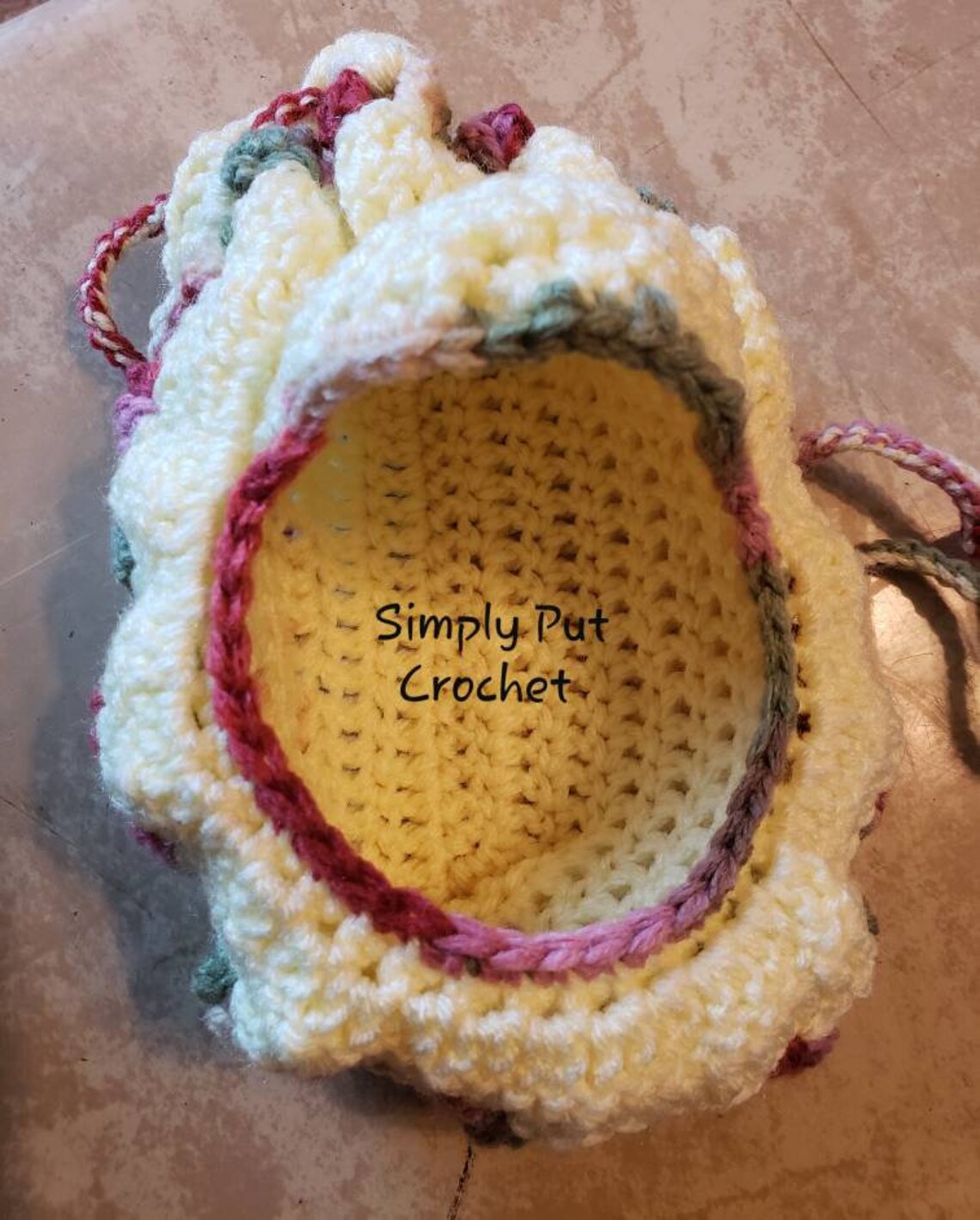 Crochet Cradle Purse, Doll and Accessories in Bag, Busy Play for Girl ...
