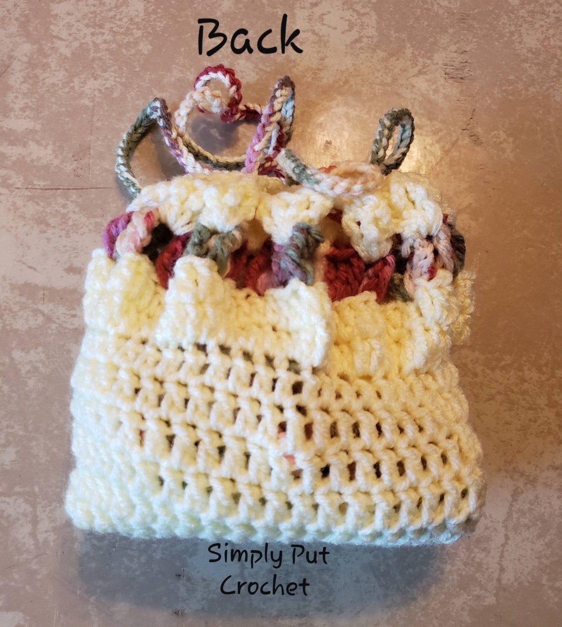 Crochet Cradle Purse, Doll and Accessories in Bag, Busy Play for Girl ...