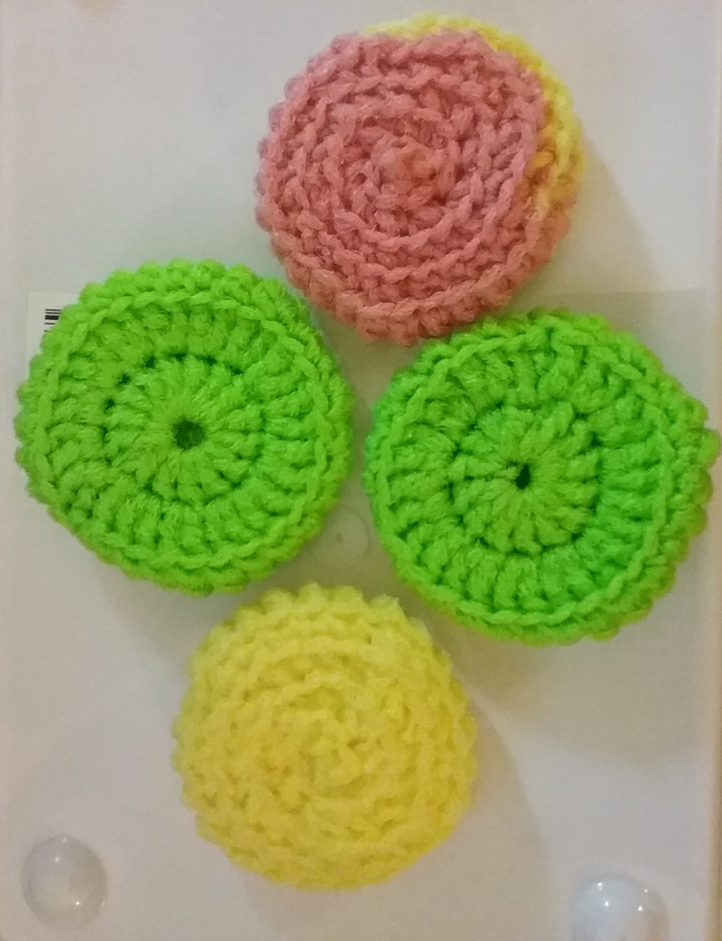 Nylon Net Scrubbies Crochet Pot Scrubbers Mesh Dish Scrubby | Etsy