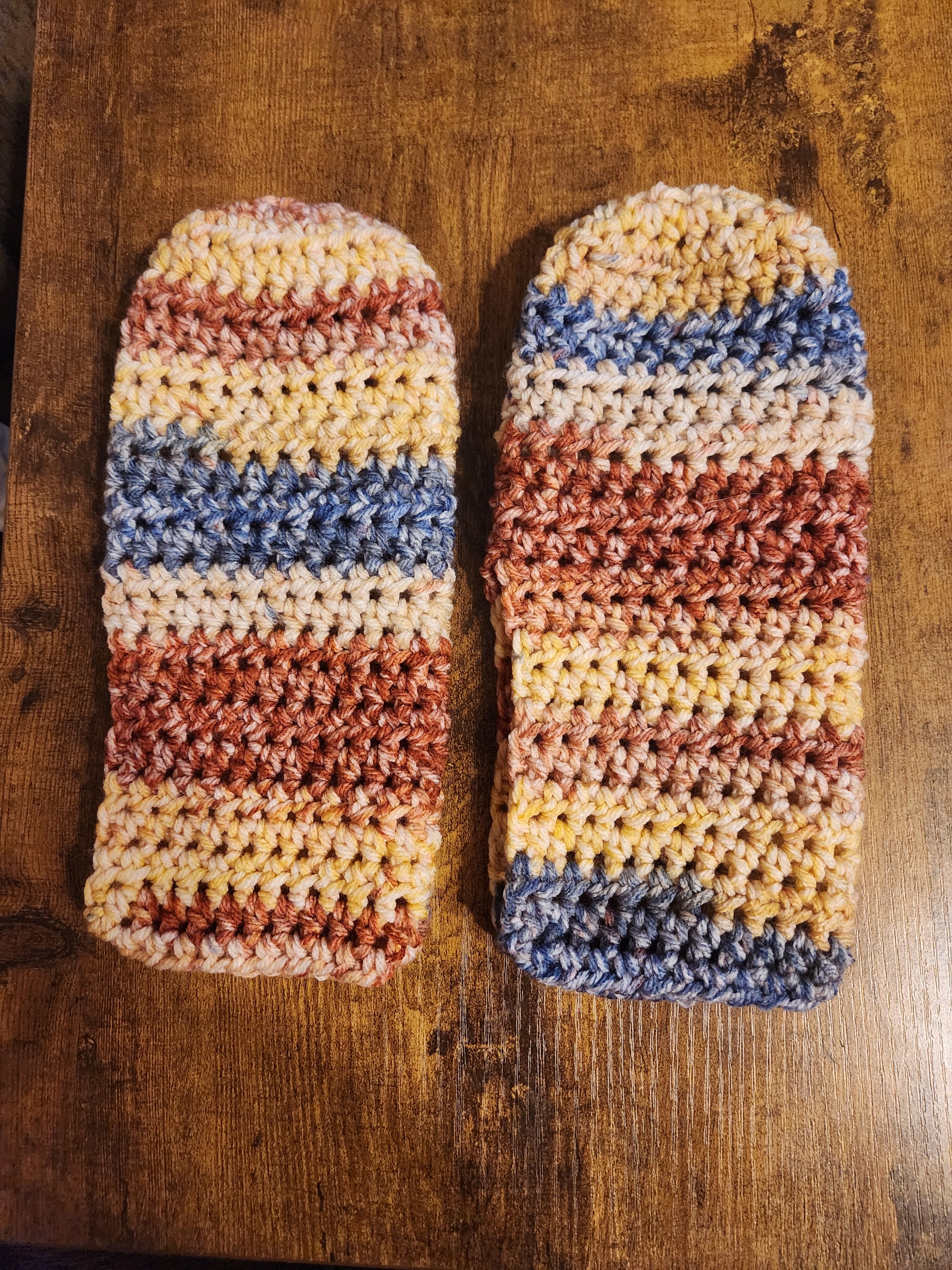 Men's Slippers, Elderly Crochet House Slipper, Manly Knit Slipper Socks ...