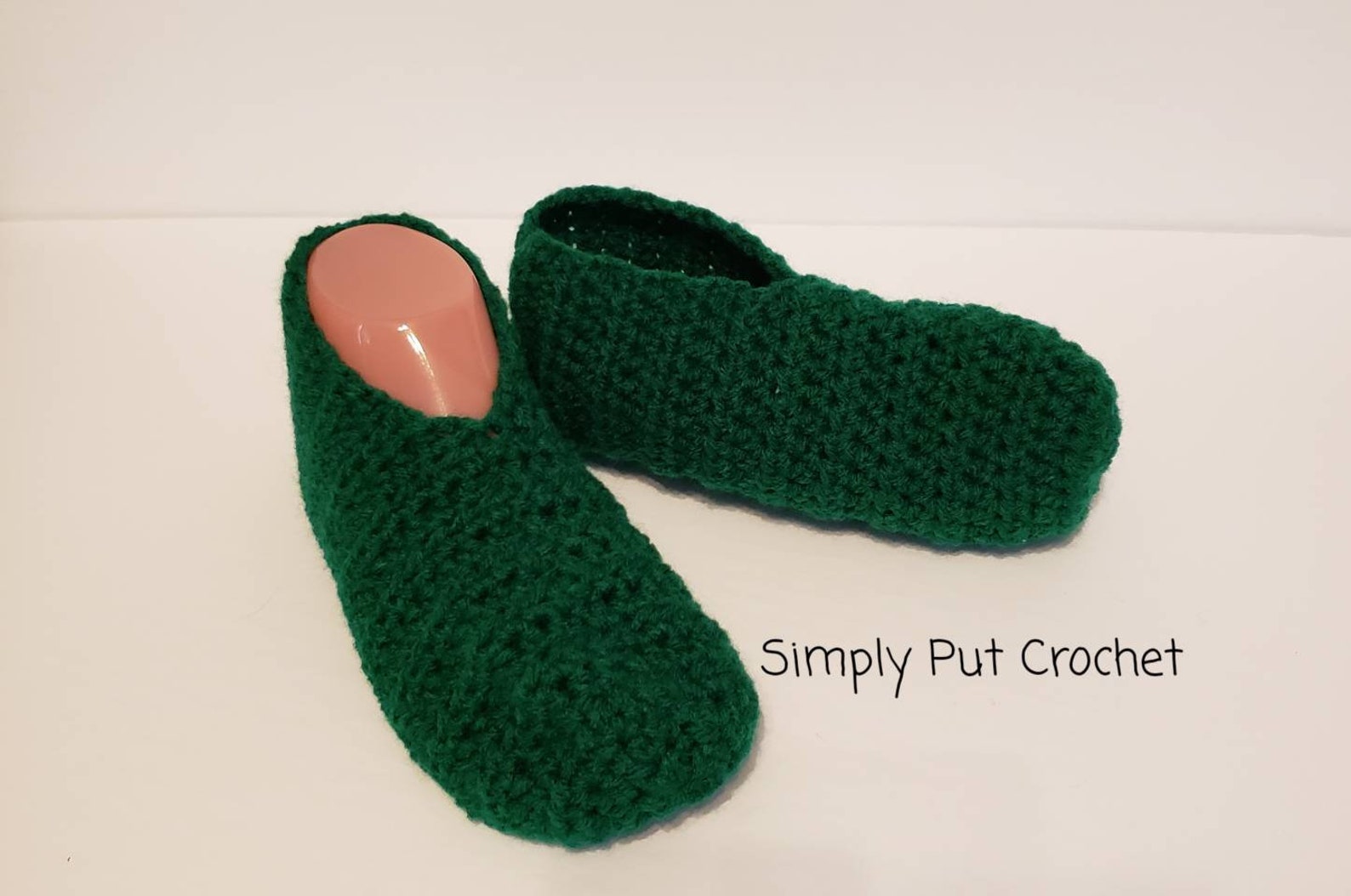 Men's Slippers, Elderly Crochet House Slipper, Manly Knit Slipper Socks ...
