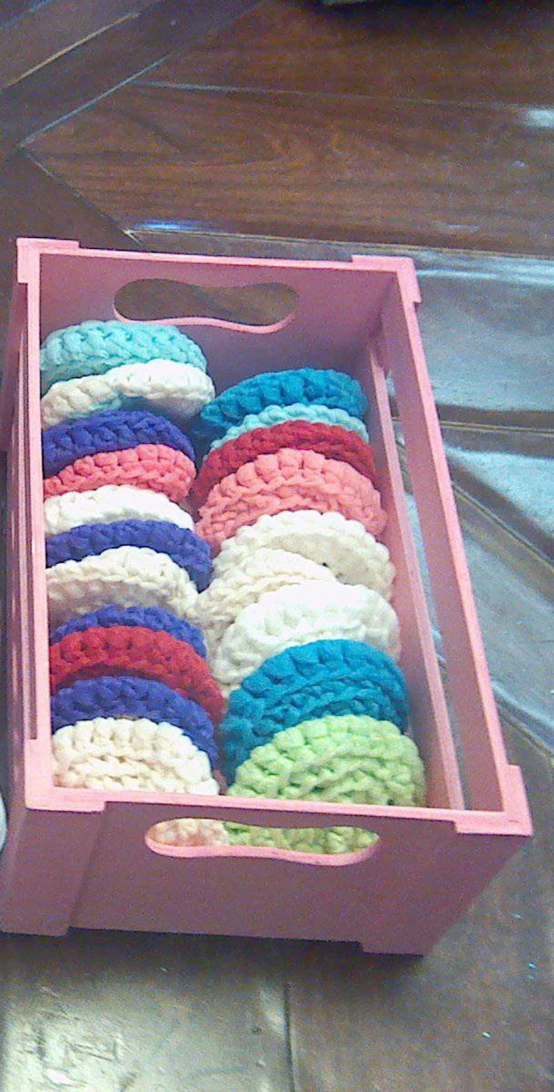 Nylon Net Scrubbies Crochet Pot Scrubbers Mesh Dish Scrubby | Etsy