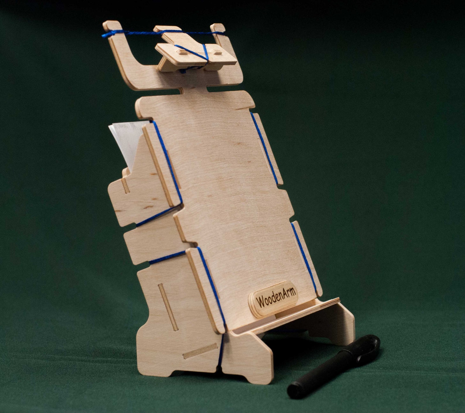 Note Paper Holder Wooden Memo Paper Holder Desk Organizer - Etsy