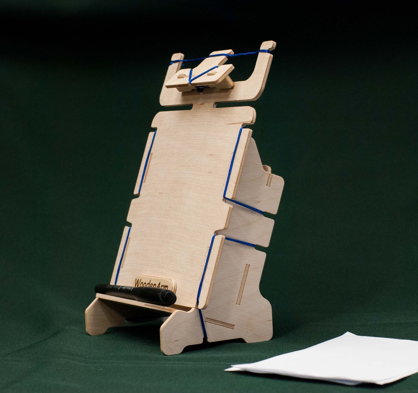 Note Paper Holder Wooden Memo Paper Holder Desk Organizer - Etsy