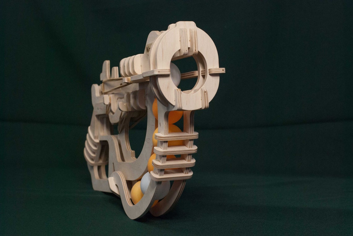 Ping Pong Gun Ping Pong Ball Shooter Handmade Child's | Etsy Canada