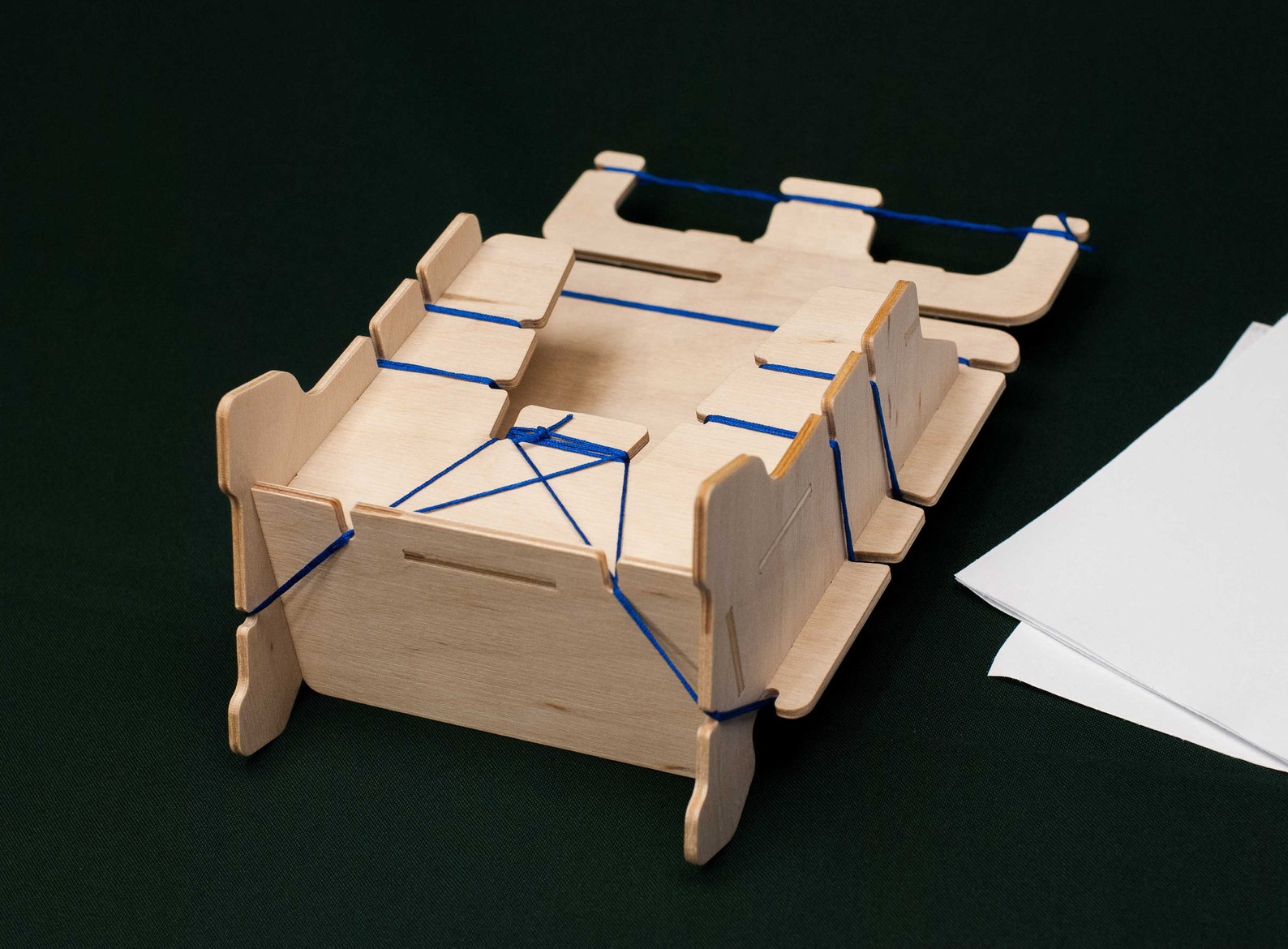 Note Paper Holder Wooden Memo Paper Holder Desk Organizer - Etsy