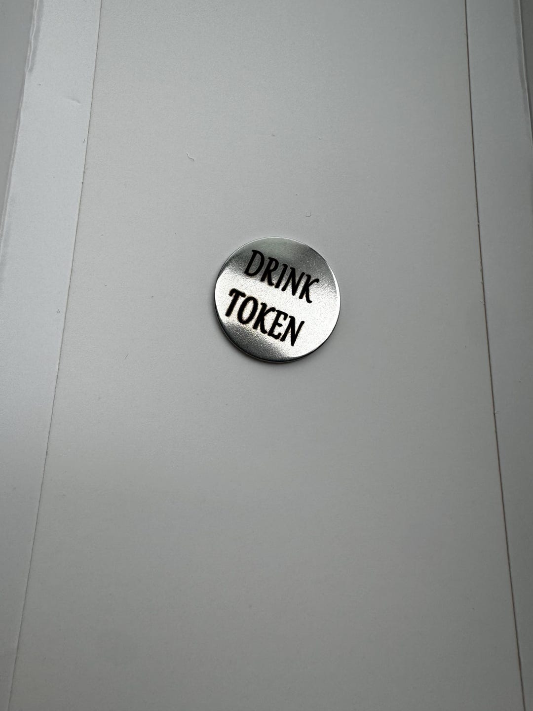 Metal Coin Drinks Token Logo Wedding Favour Idea - Etsy