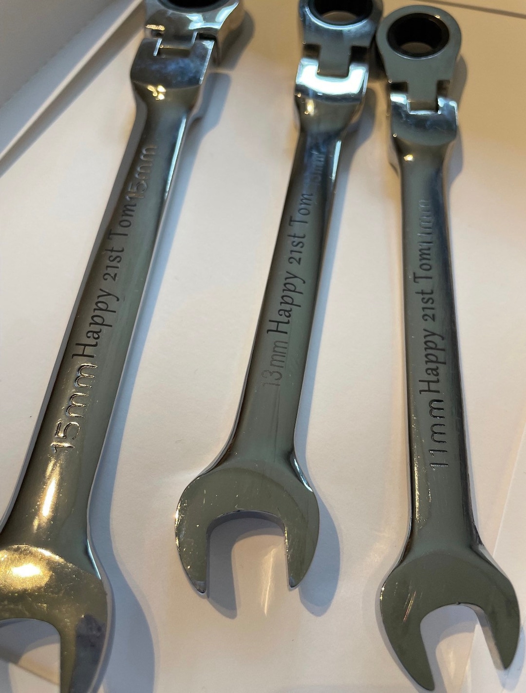 3 Piece Spanner Set Engraved With Name or Message - Etsy