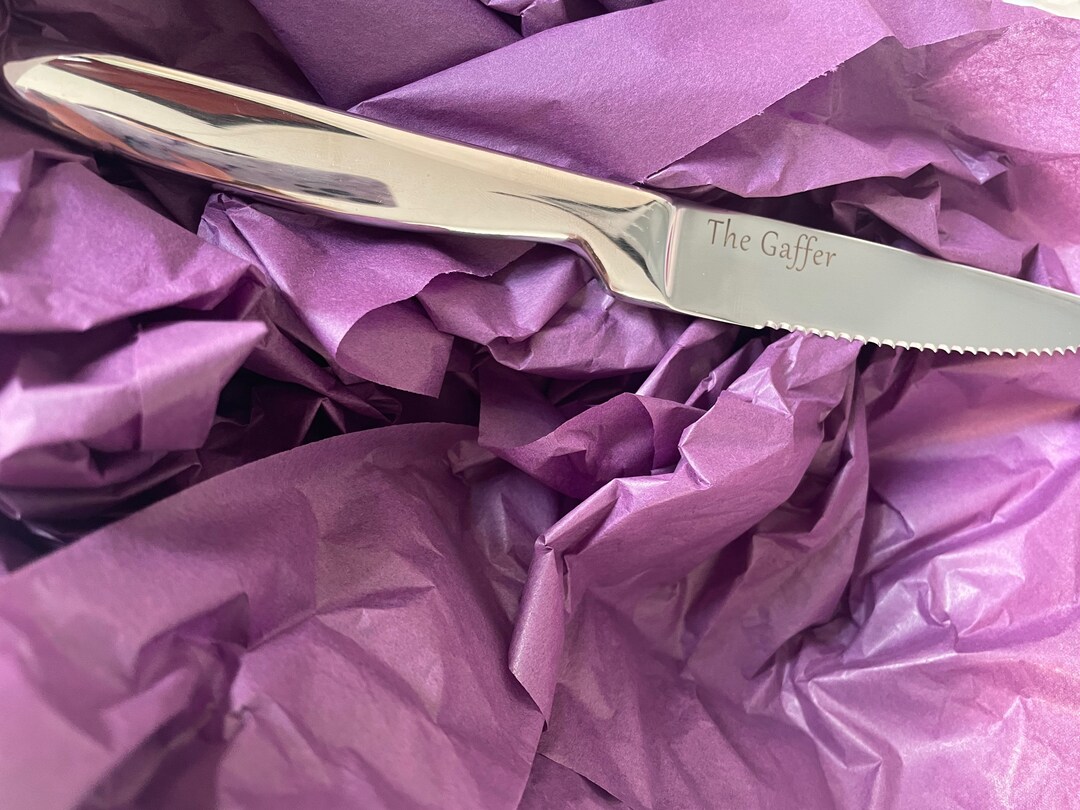Personalized Steak Knife: Engraved Stainless Steel 5 Inch Gift - Etsy