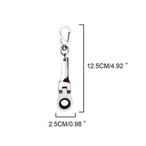 10mm Engraved Business Logo Ratchet Spanner Keyring Quality Gift Idea ...