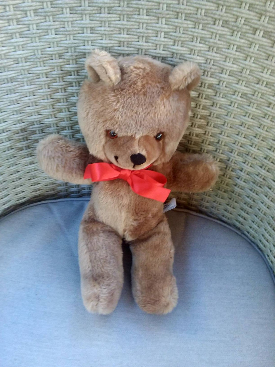 14" Knickerbocker Animals of Distinction Brown Vintage Soft Teddy Bear ...